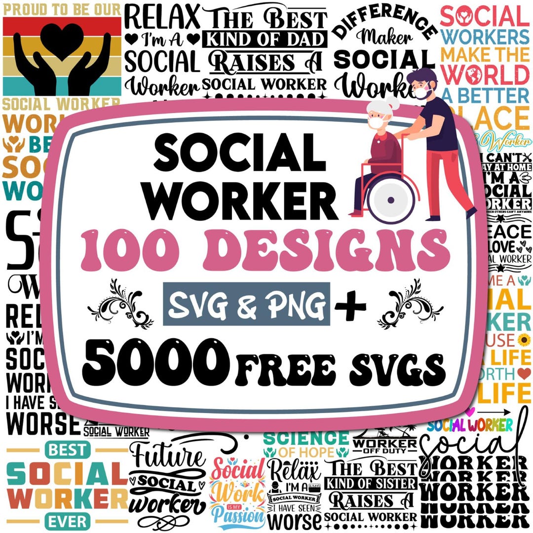 Social Worker Svg Social Worker Png Social Services Gift Idea Svg ...