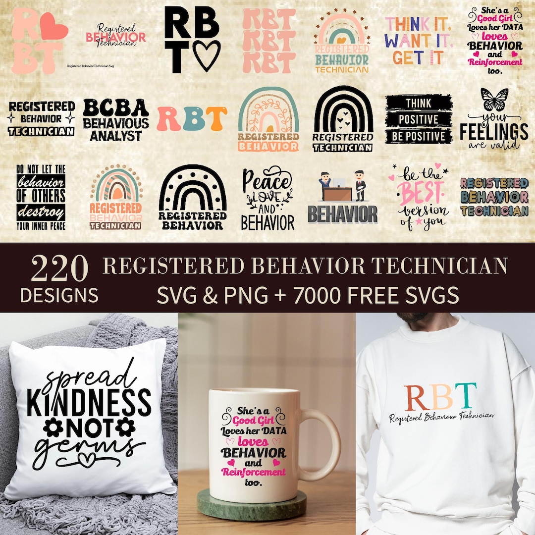 Registered Behavior Technician Svg | Rbt Png | Rbt Svg | Bcba Svg ...