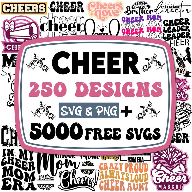 Cheer Svg - Etsy