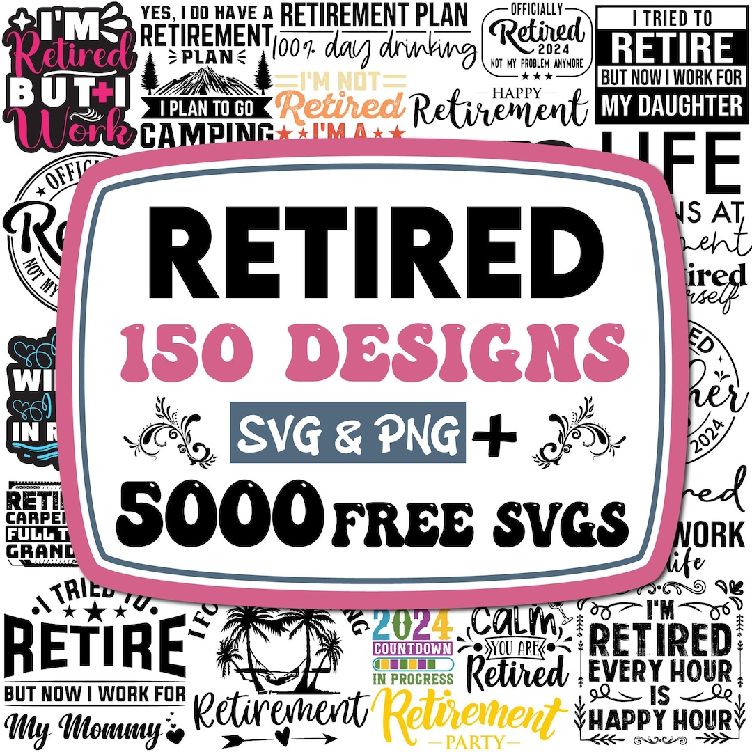 Retired Svg | Retirement Svg | Officially Retired Svg | Happy ...