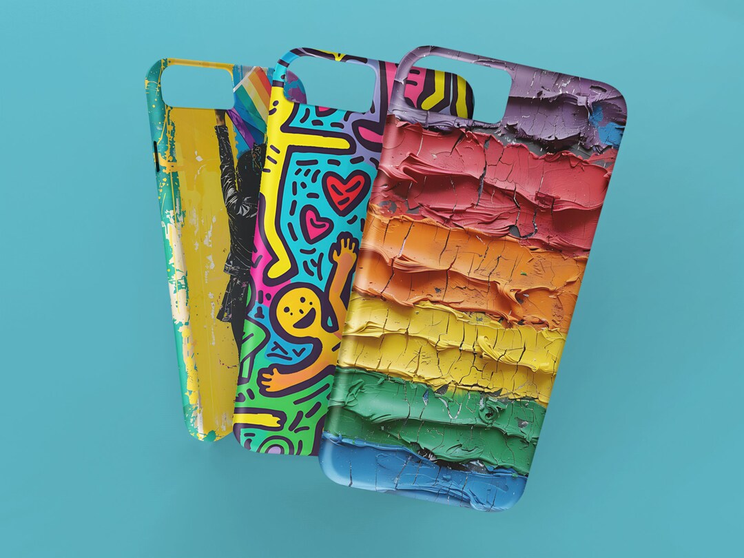 Pride Rainbow Flag LGBTQ+ Phone Case Gay, Lesbian, Transgender Human ...