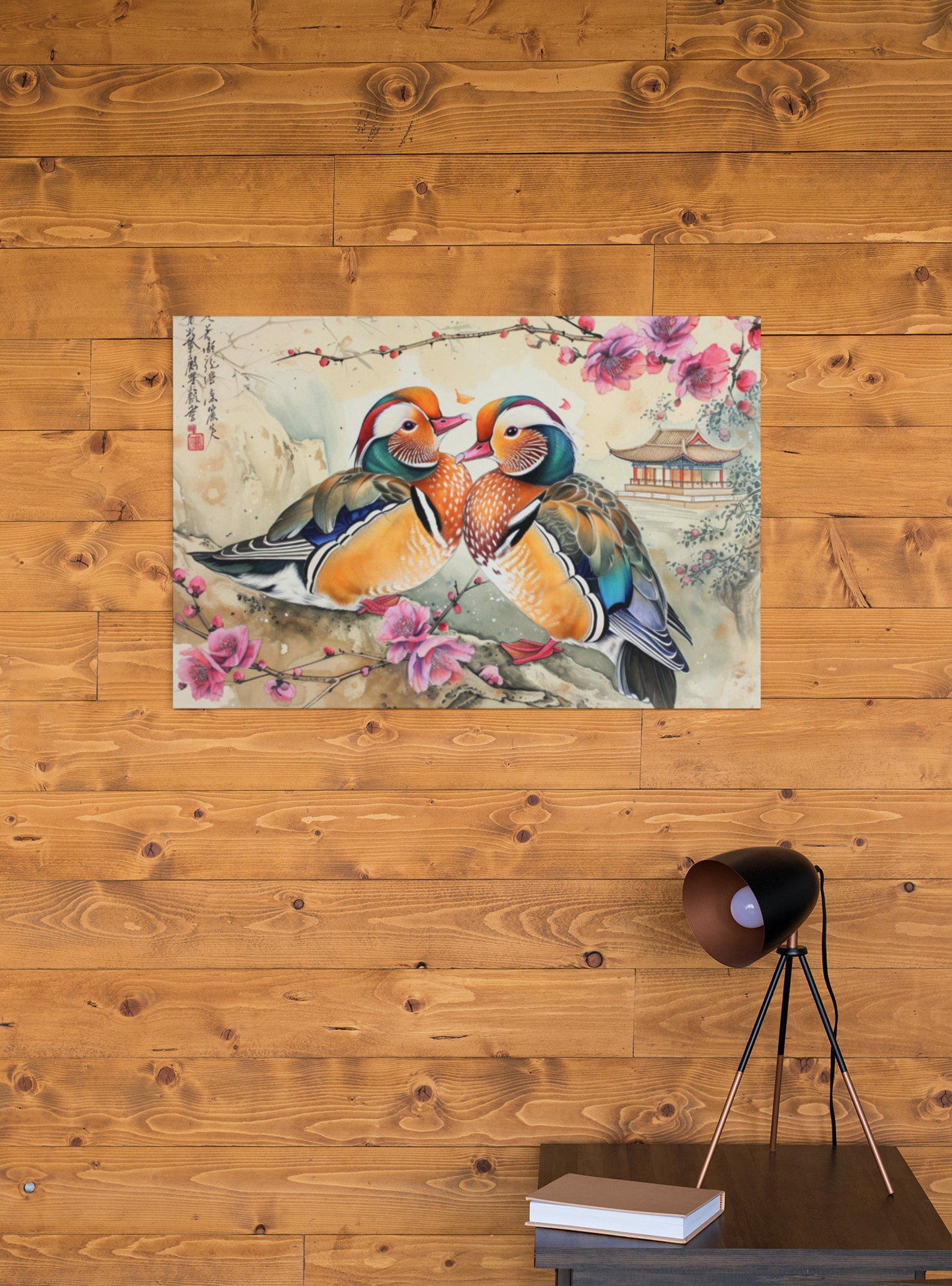 Feng Shui Mandarin Duck Love Marriage Symbol Attract Love Wall Art ...