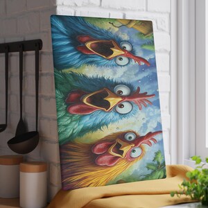 Funny Chicken Lady Gift Glass Cutting Board for Chicken Lover Farmhouse ...