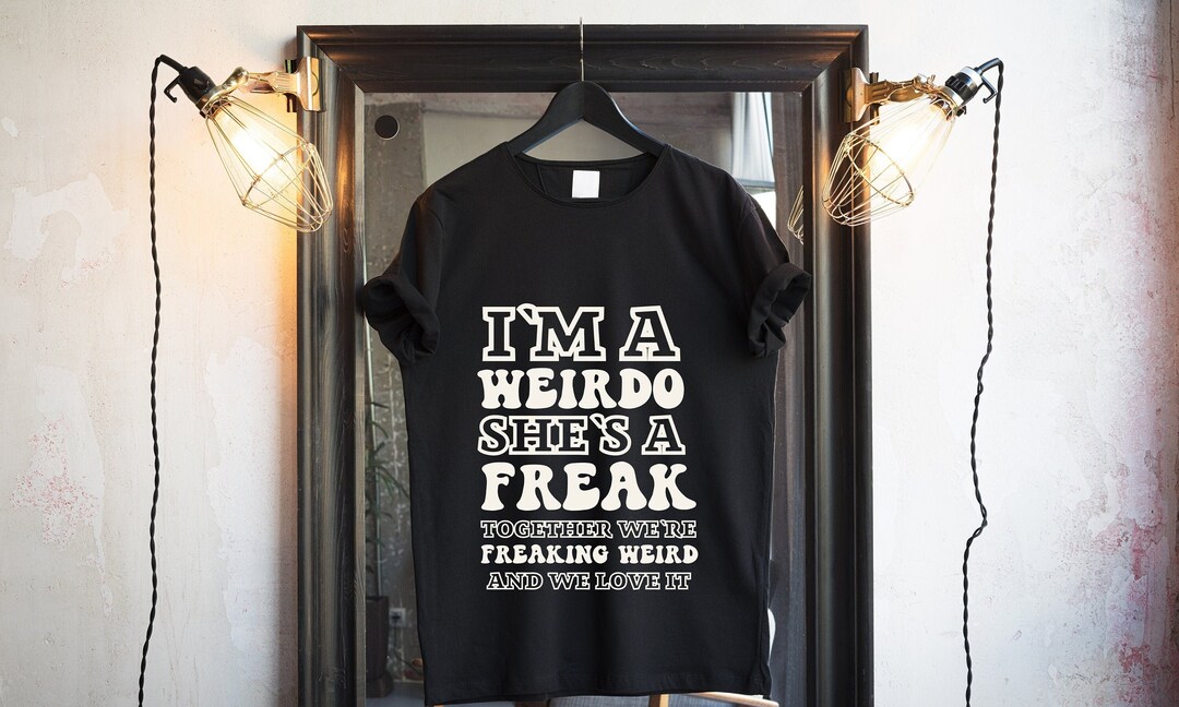 Weirdo & Freak Matching Best Friend T-shirts - Funny Sarcastic Tees - Etsy