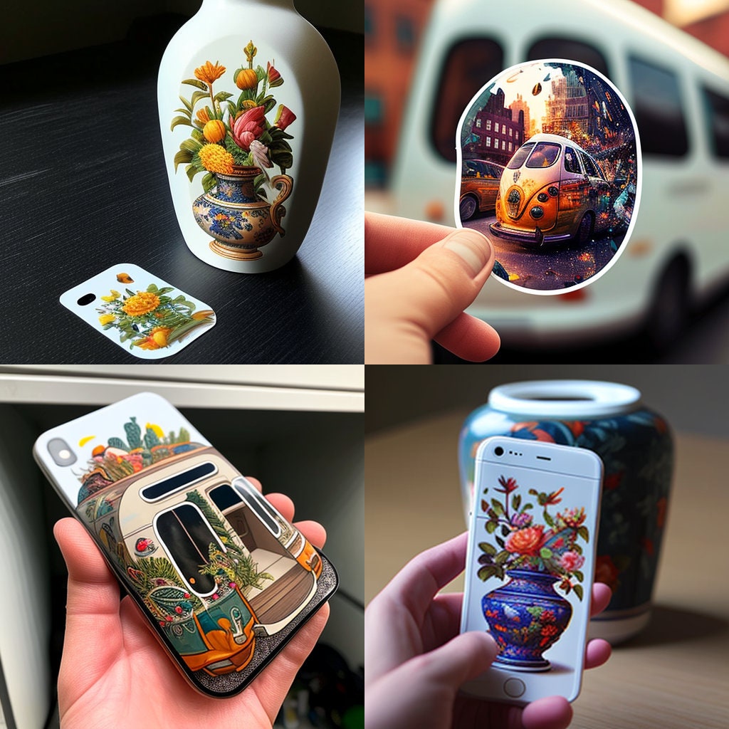 Custom UV DTF Transfer for Cup Wrap and Laptop Stickers - Ready for ...