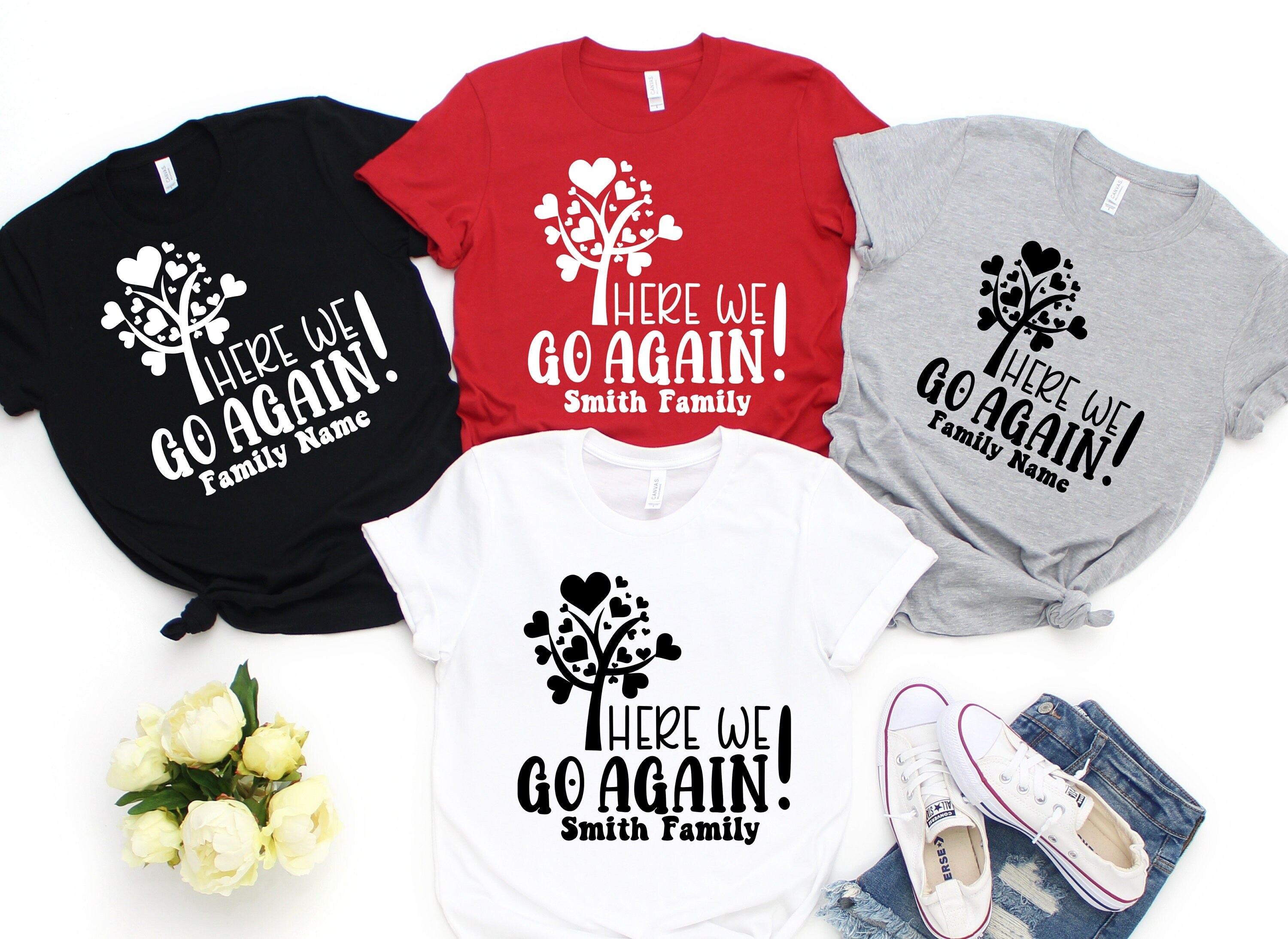 Customizable Family Reunion Shirts for Group Vacation Bulk Order With ...