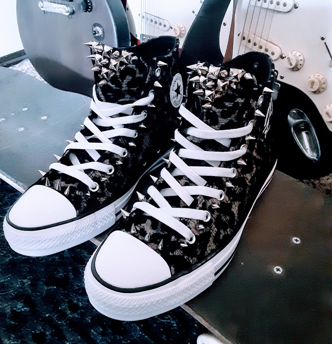 Size M 6 W 7.5 - Hand Stitched Custom Converse!! - Etsy