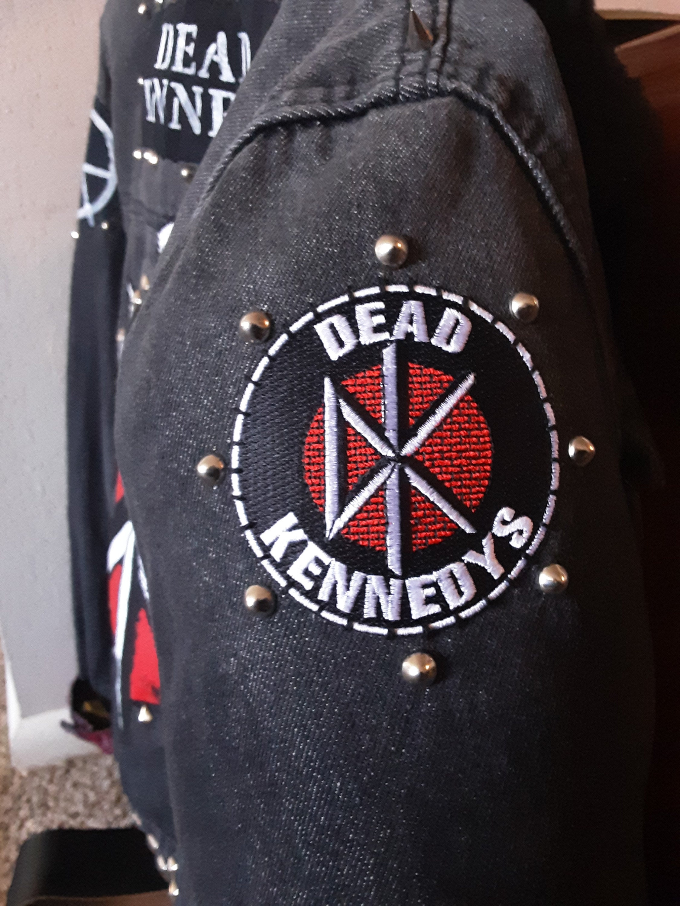 Hand-stitched Dead Kennedys Punk Jacket!! - Etsy Hand-stitched Dead Kennedys Punk Jacket!! - Etsy