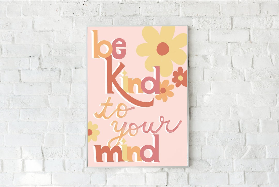 Be Kind Poster - Etsy