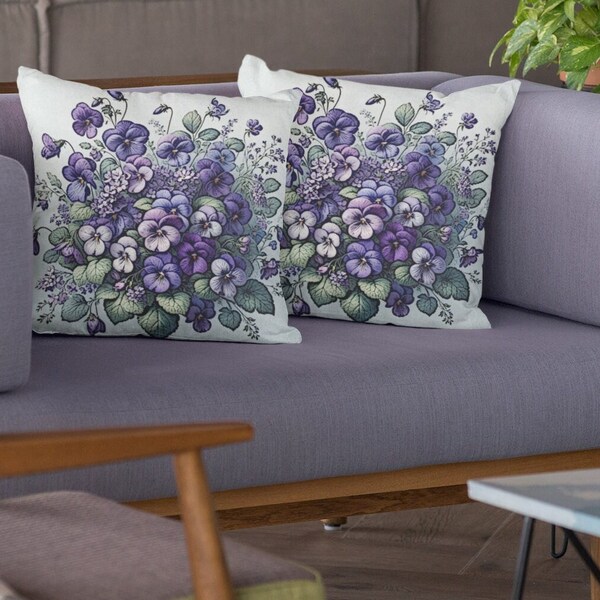 Violet Pillow - Etsy