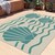 Vibrant Tropical Outdoor Rug. Featuring Hibiscus Flowers and Lush ...