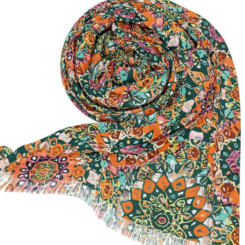 Mandala Scarf - Etsy