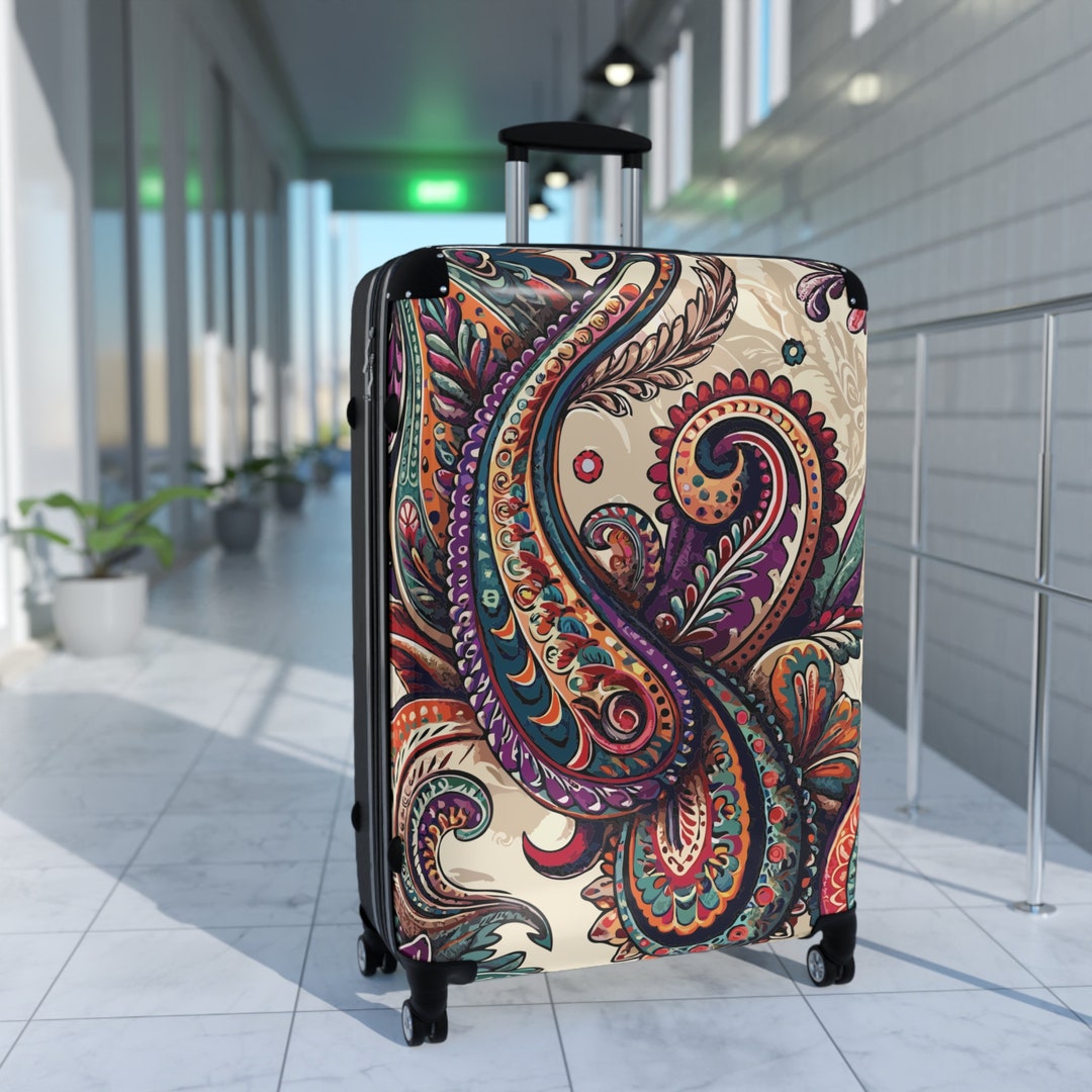 Paisley Suitcase. the Paisley Patterns Are a Modern Take on a Classic ...
