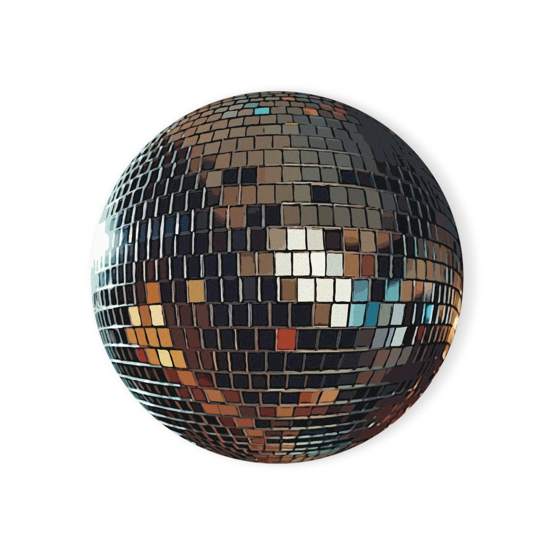 Disco Ball Cork Back Coaster. Bring the Vibrant, Fun Energy of the ...
