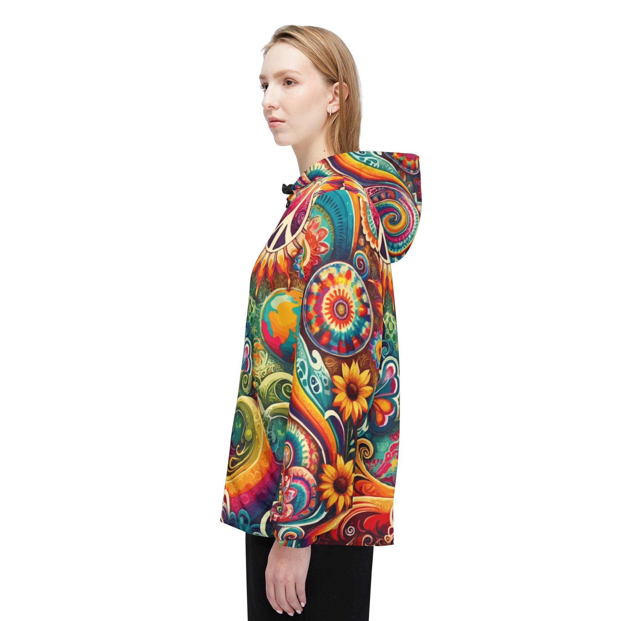 Spirit of the 60s Windbreaker Jacket. Unisex. This Fun, Psychedelic ...