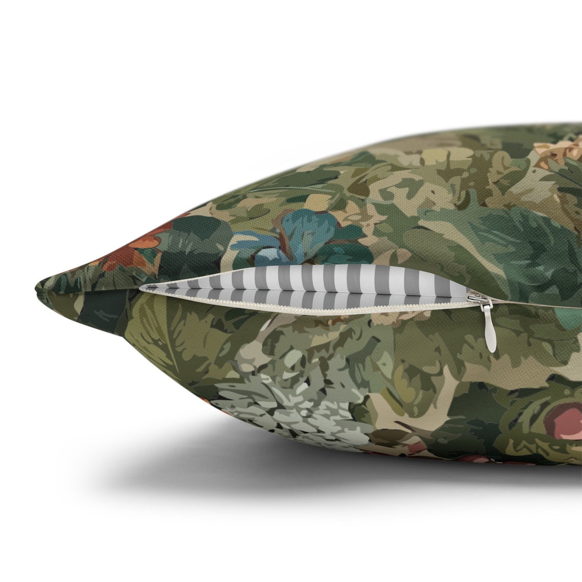 Vintage Inspired English Cottage Garden Pillowcase. Antiqued Flowers in ...
