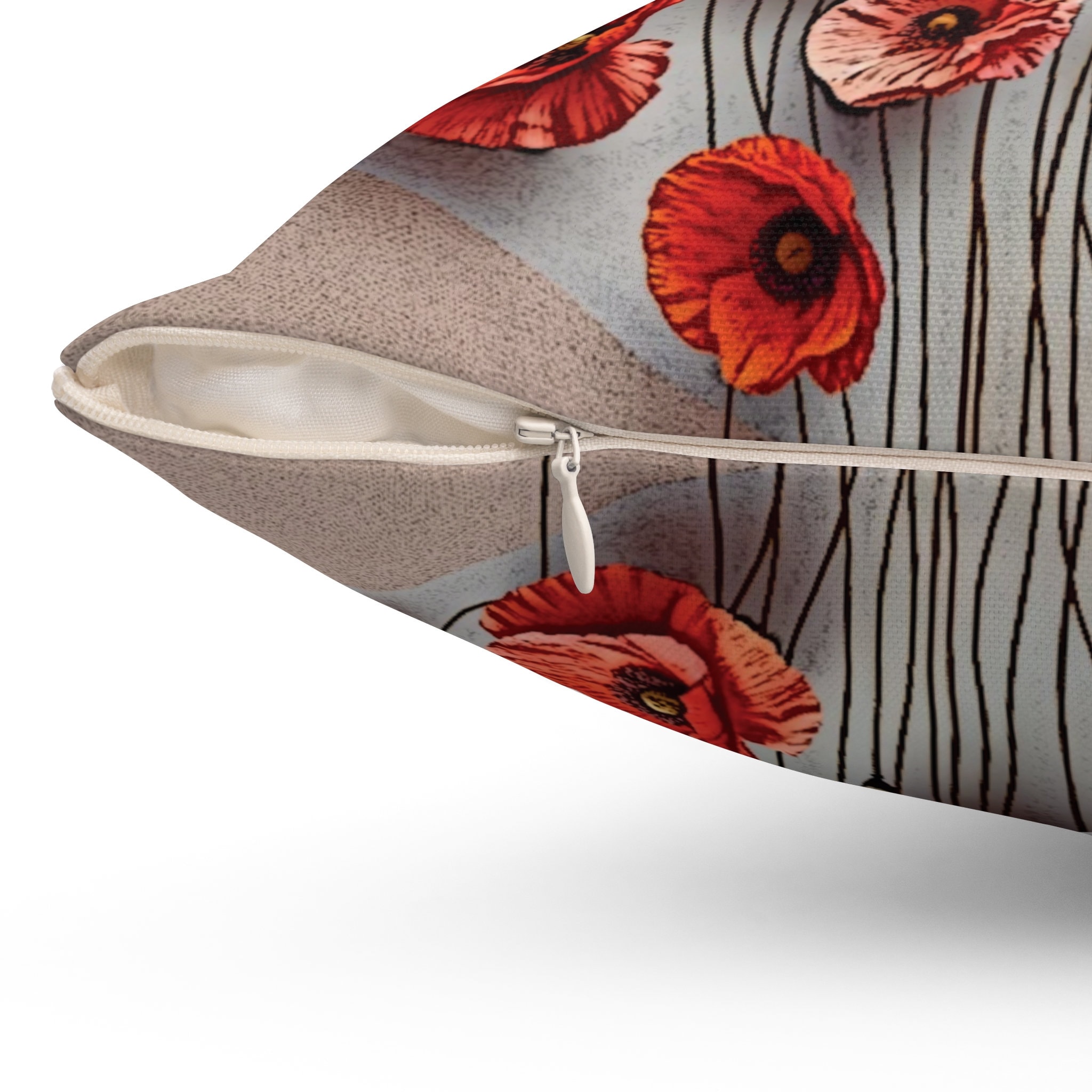 Poppy Pillow. August Birth Flower. the Poppy Symbolizes Imagination ...