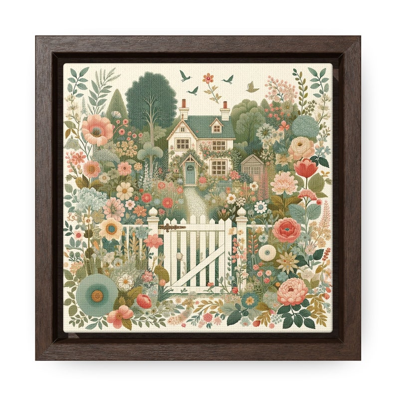 Quaint and Rustic Country Cottage Framed Artwork. Add Rustic Charm and ...