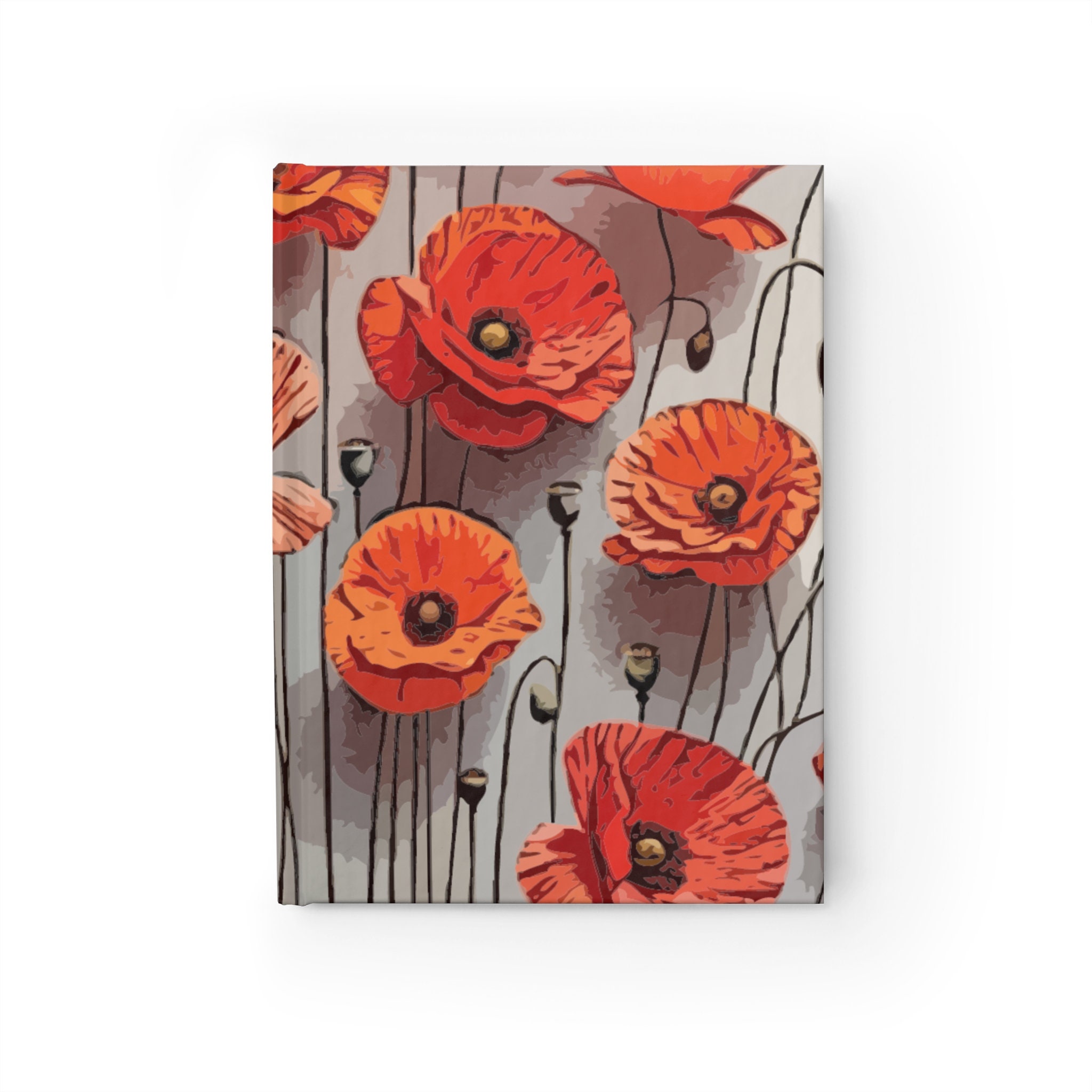 Poppy Journal. August Birth Flower. Choose This Journal for the Birth ...