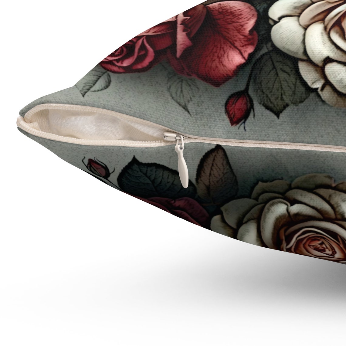Rose Pillow. June Birth Flower. This Pillow Exudes Romance and Beauty ...