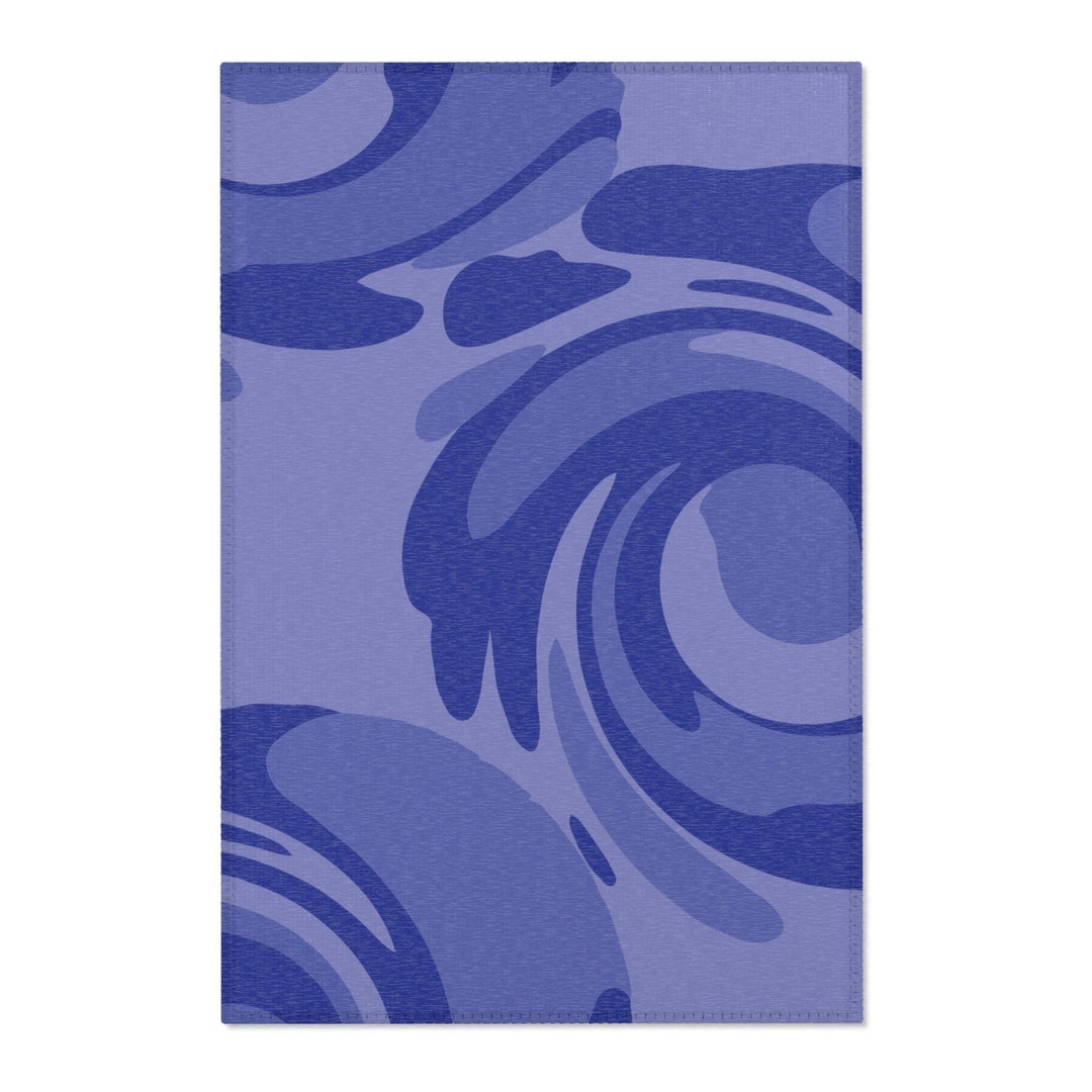 Swirling Waves Area Rug. Featuring a Fun and Captivating Pattern of ...