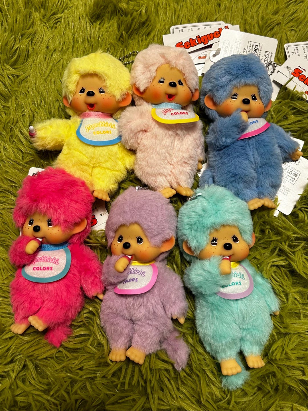 Monchhichi Colors Keychain - Etsy