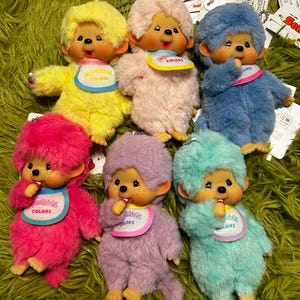 Monchhichi Colors Keychain - Etsy