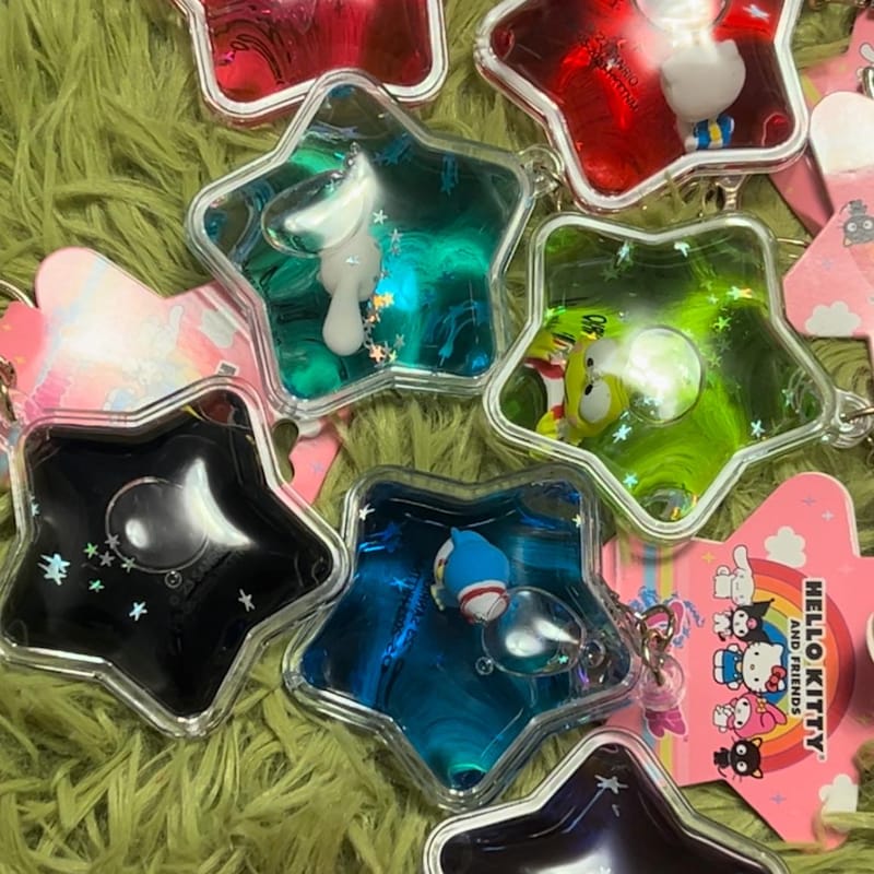 Liquid Keychain - Etsy