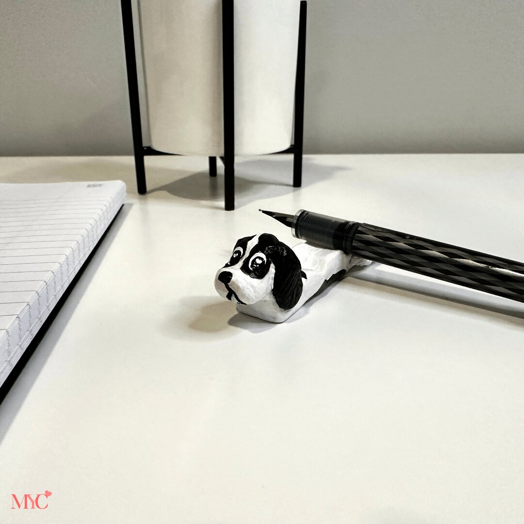 Desk Buddy | Clay Pen Rest | Pencil Rest | Clay Pen Holder | Pen Rest ...