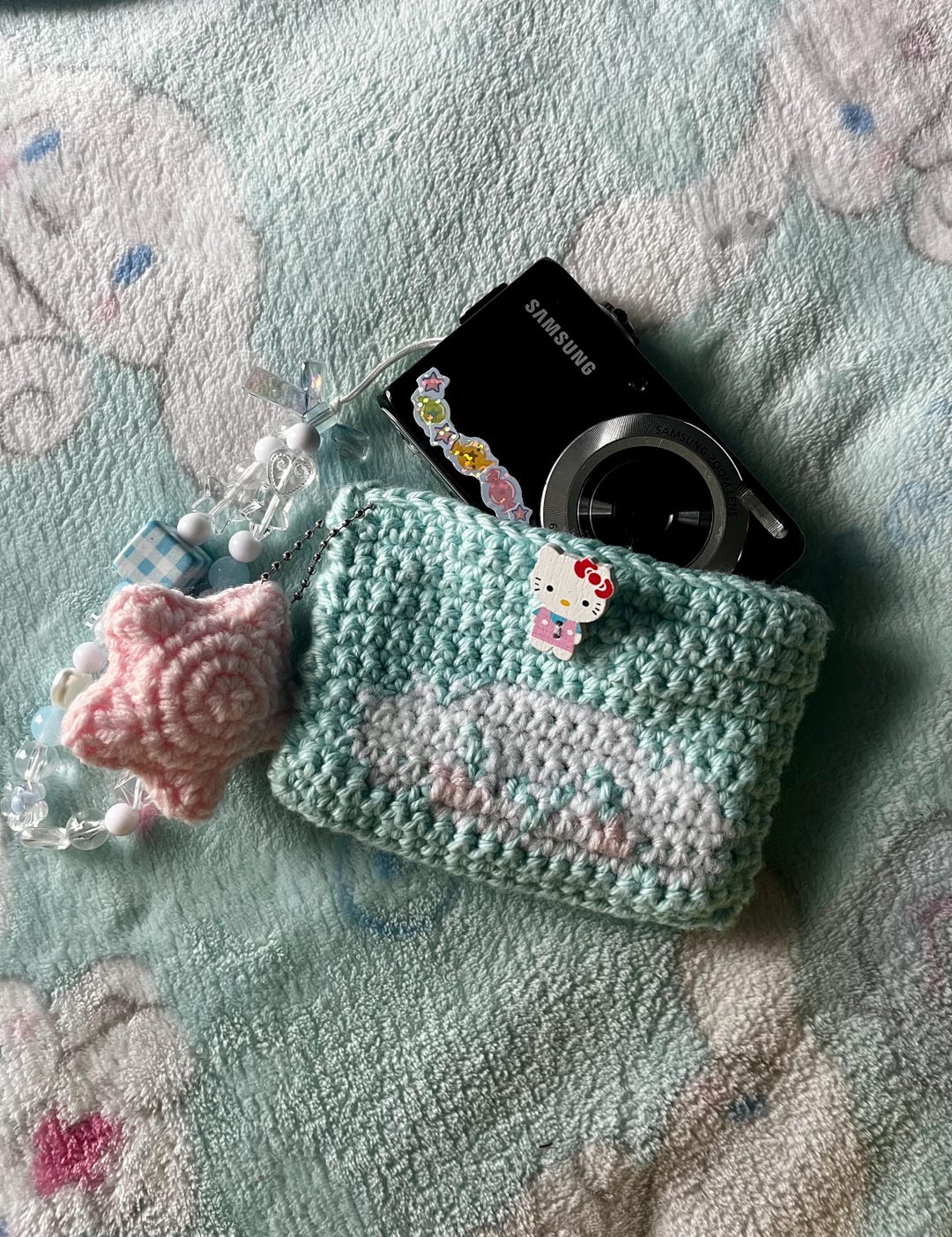 Crochet Sanrio Camera / Trinket Holders - Etsy