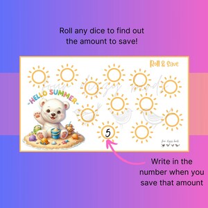 SUMMER FUN Savings Challenge Bundle Printable PDF | A6 Printable ...