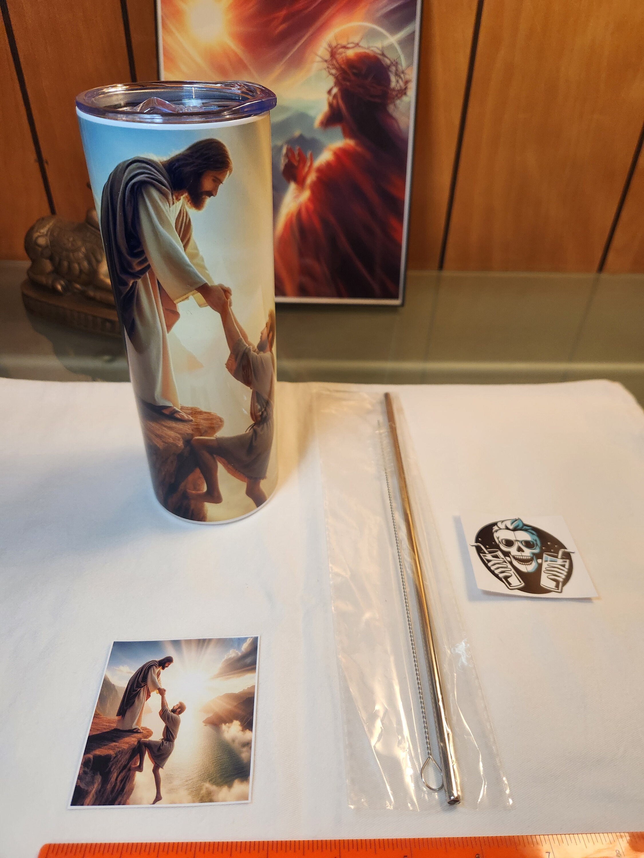JESUS CHRIST 20 Oz Tumbler. A True Conversation Piece. One-of-a-kind ...