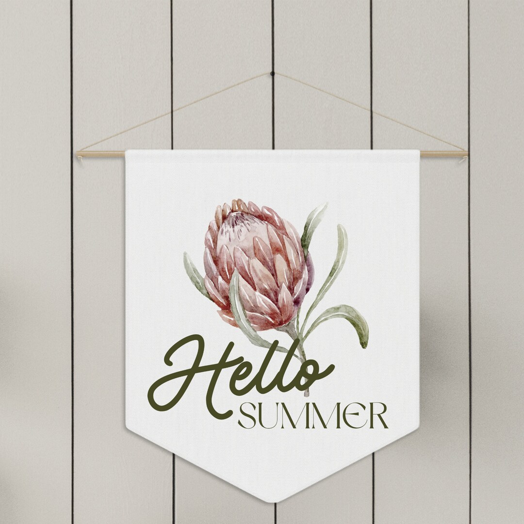 Hello Summer Banner | Hello Summer Wall Hanging | Welcome Sign for ...