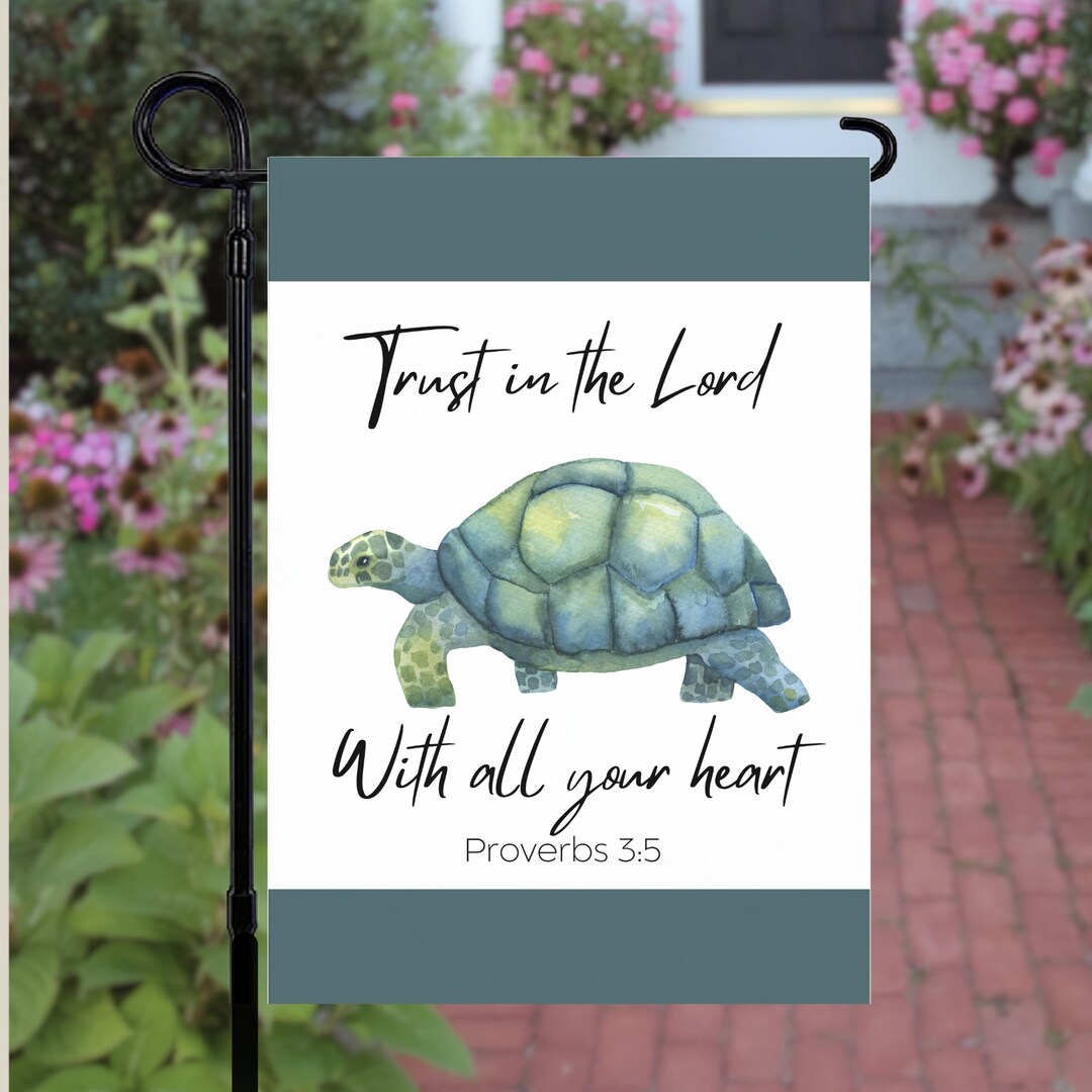 Scripture Garden Flag | Bible Verse Yard Flag | Christian Garden Flag ...