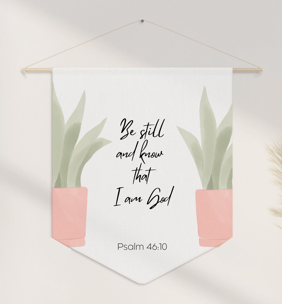 Decorative Banner | Scripture Wall Decor | Be Still and Know Banner ...