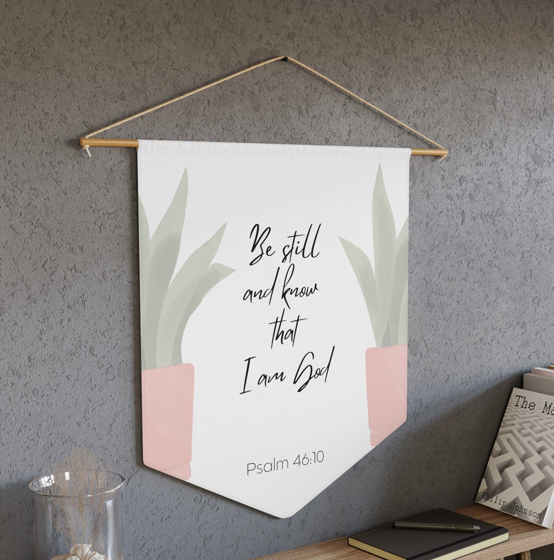 Decorative Banner Scripture Wall Decor Be Still and Know Banner ...