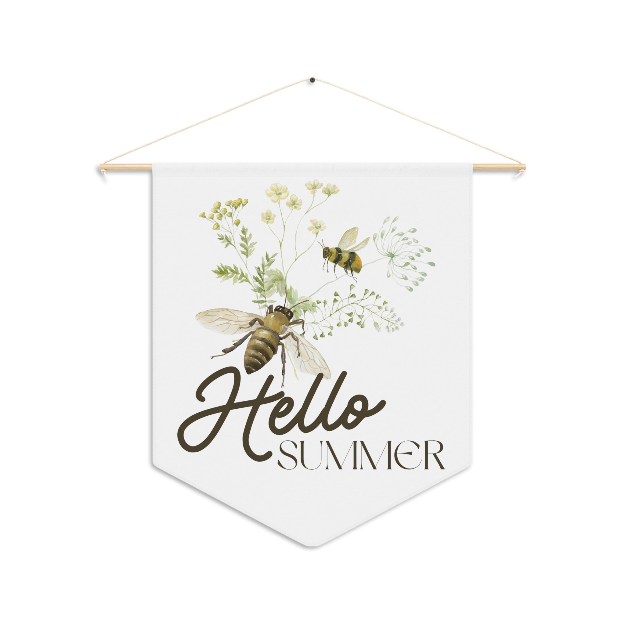 Hello Summer Banner Hello Summer Wall Hanging Welcome Sign for Summer ...