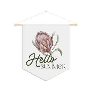 Hello Summer Banner | Hello Summer Wall Hanging | Welcome Sign for ...