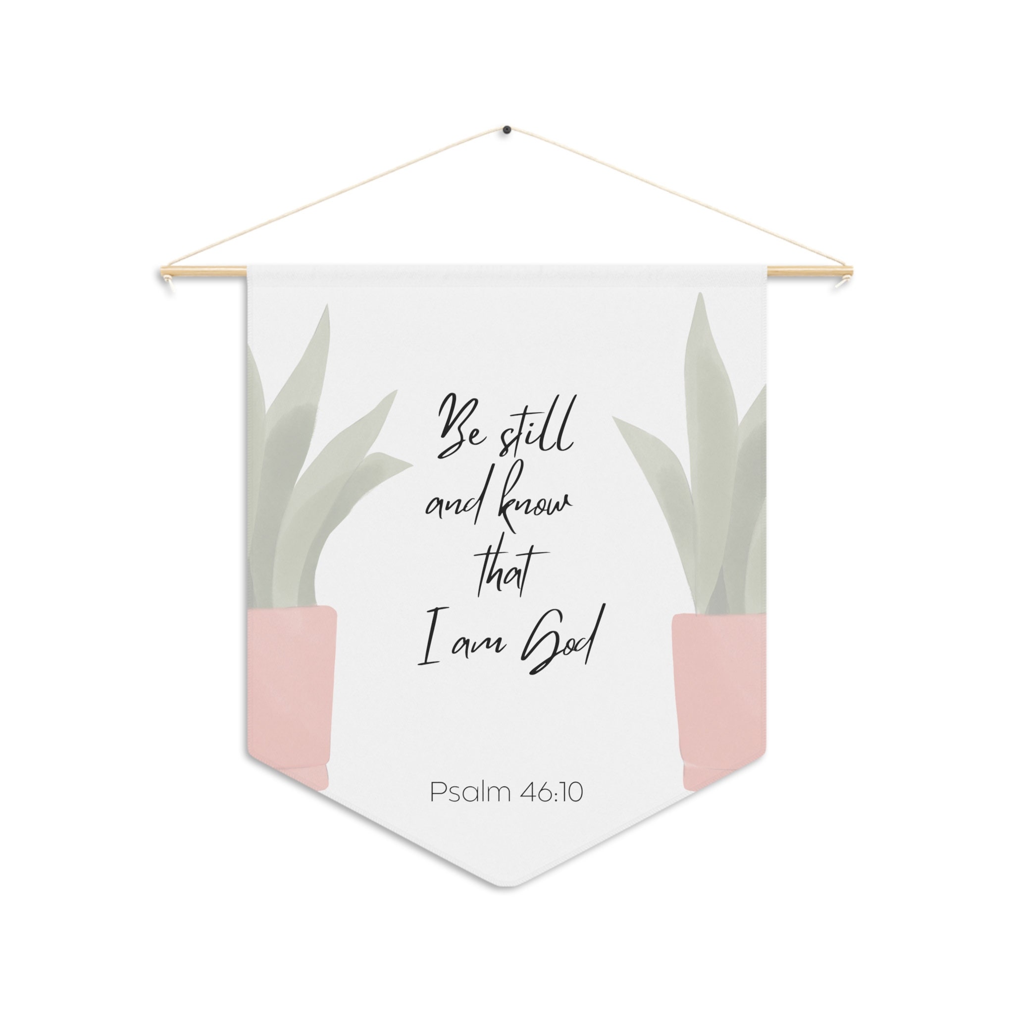 Decorative Banner | Scripture Wall Decor | Be Still and Know Banner ...