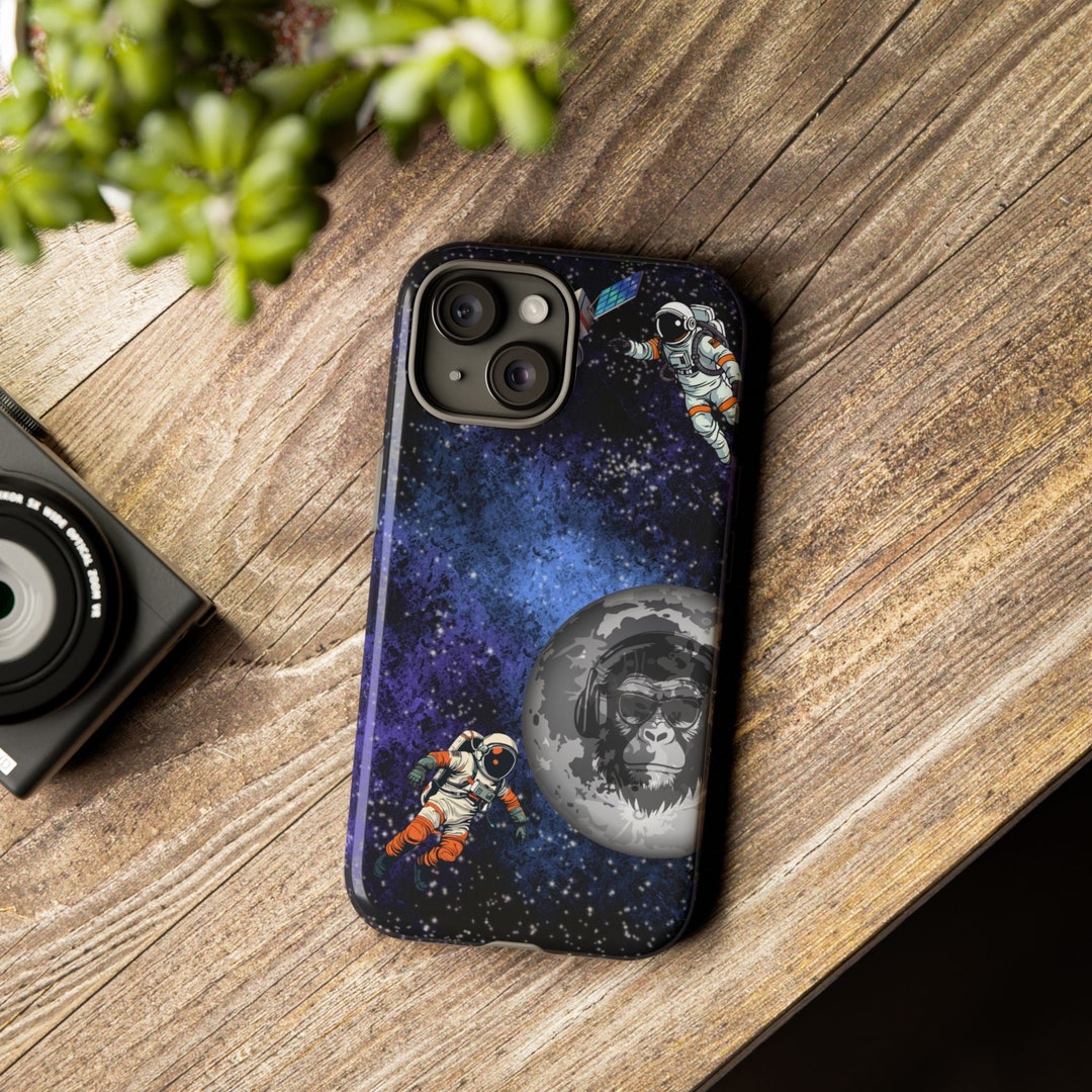 Astronauts and Satellite Space Monkey Phone Case Iphone, Samsung Galaxy ...
