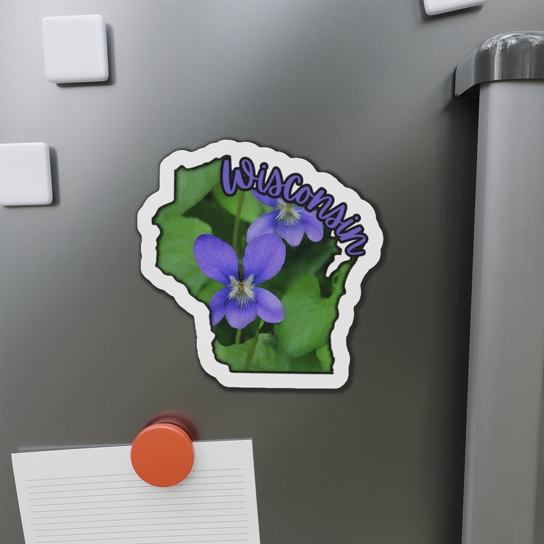 Wisconsin State Flower Die-cut Magnet Fifty States Collection - Etsy