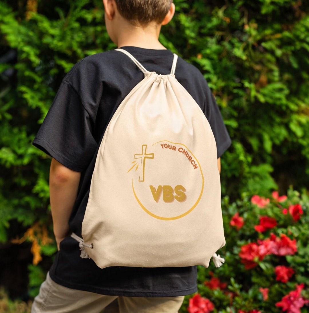 Custom Vacation Bible School Canvas String Backpack - Etsy