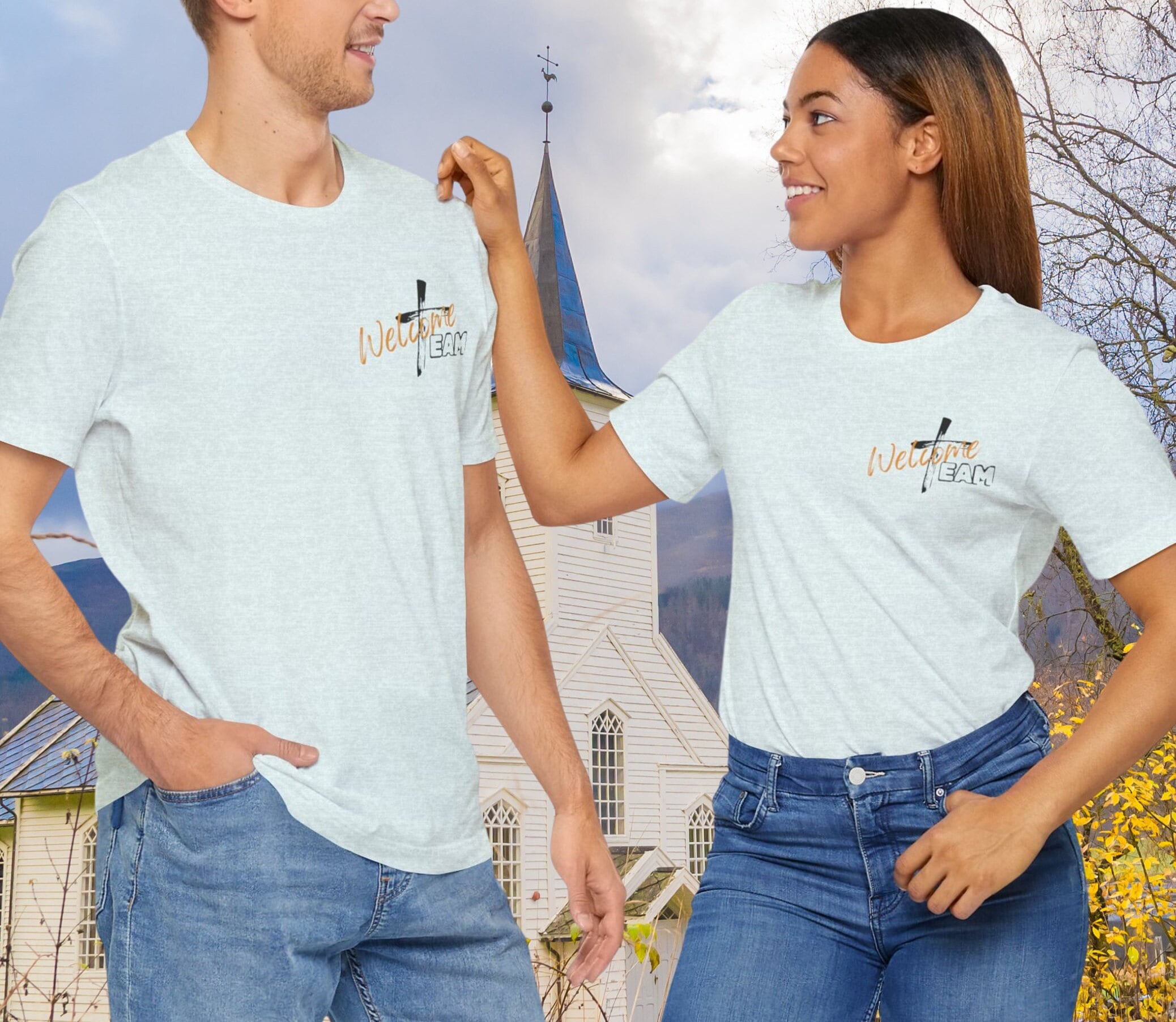 Church Teams Shirts Church Ministry T-shirts welcome, Prayer, Praise - Etsy