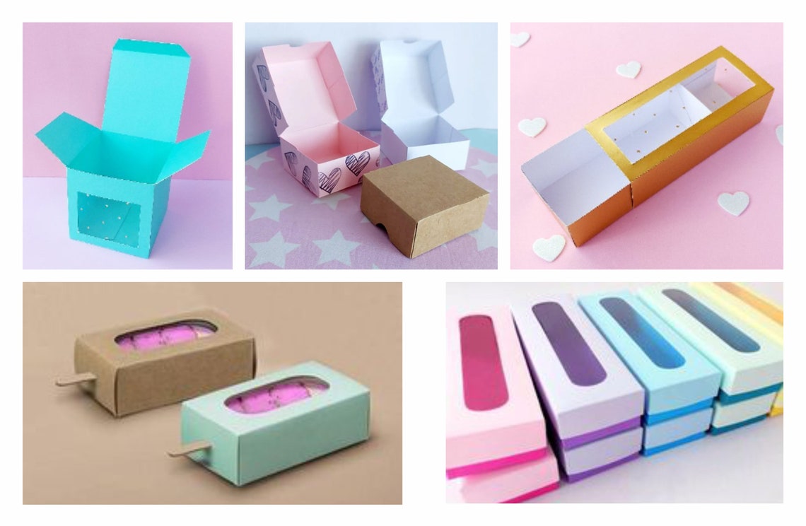 VECTOR (digital File) Molds for Paper Boxes, Cardboard, Cardboard for ...