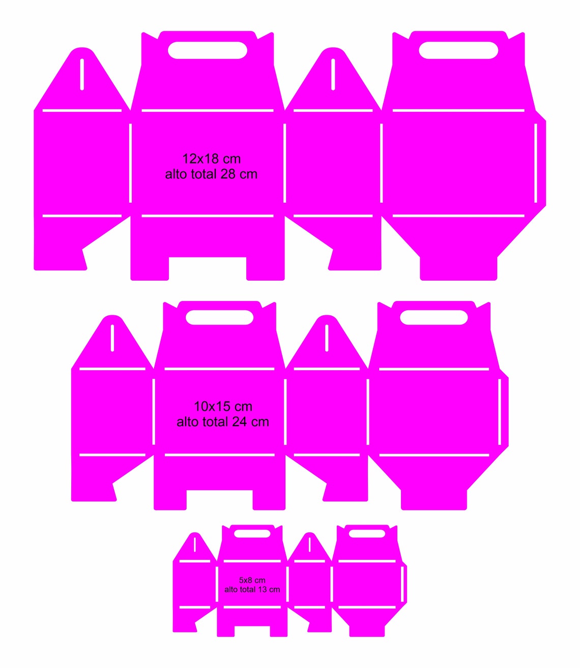 VECTOR (digital File) Molds for Paper Boxes, Cardboard, Cardboard ...