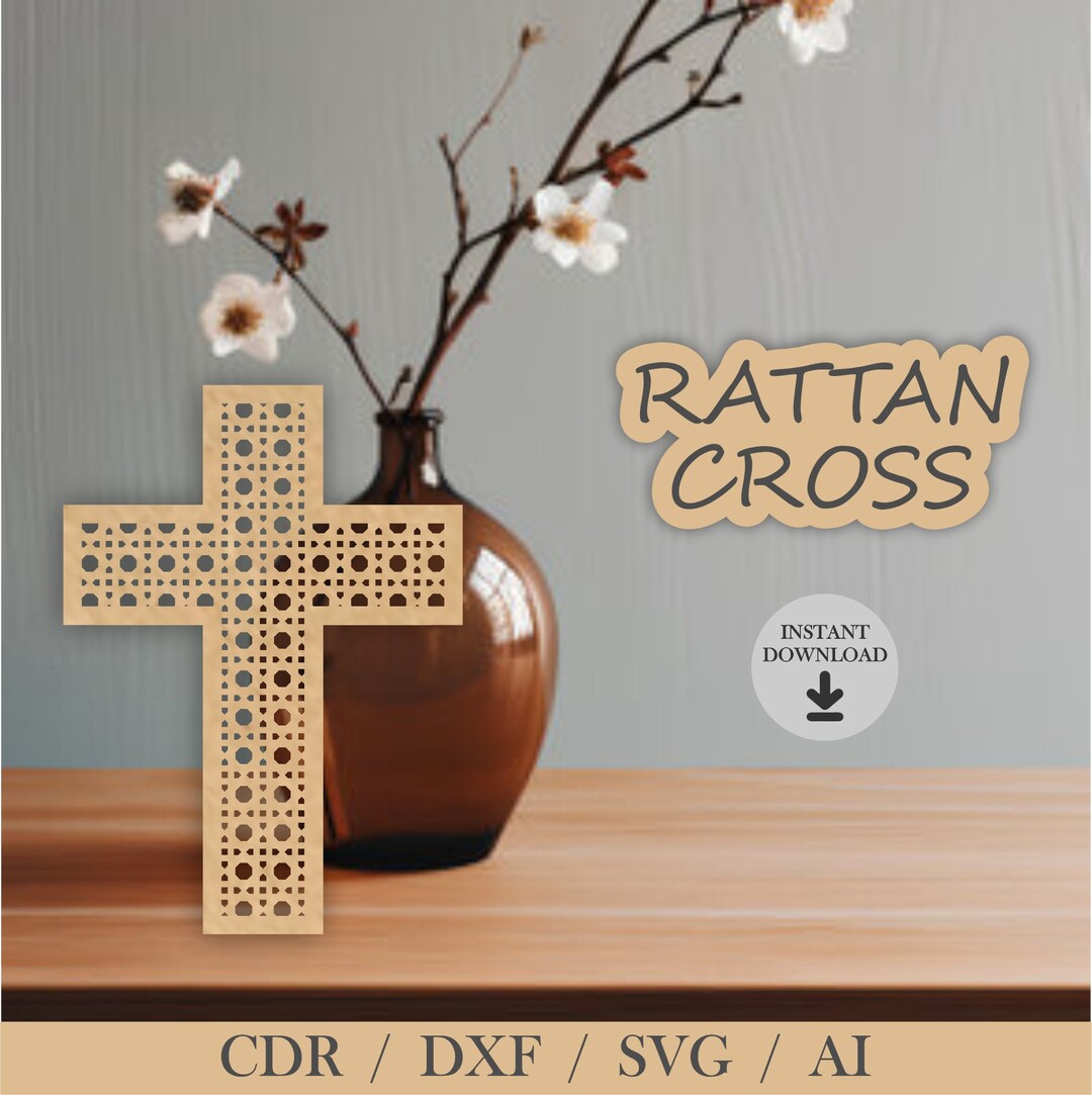 Rattan CROSS, Rattan SVG, Rattan Bundle Svg, Rattan Pattern Svg, Svg ...
