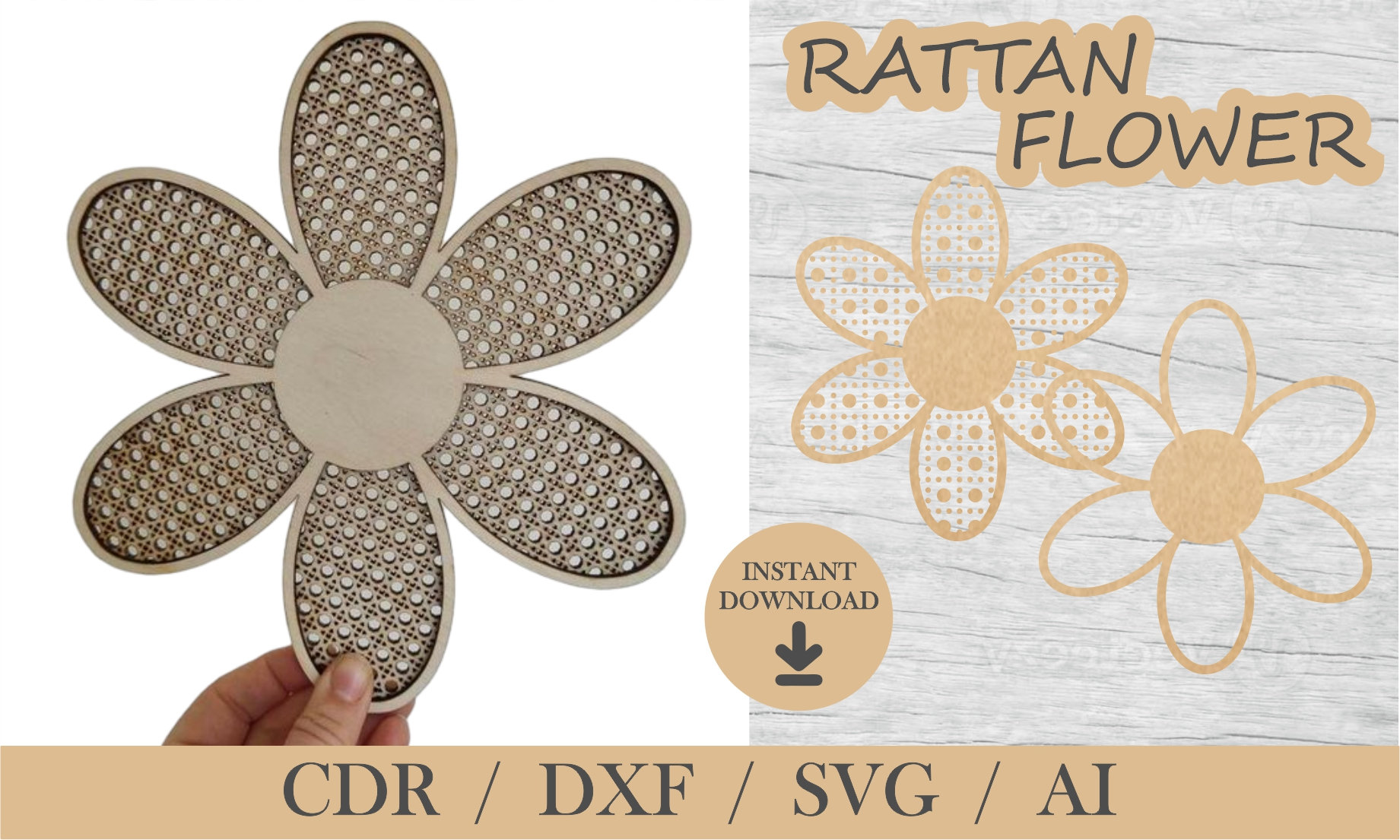 Rattan FLOWER, Rattan SVG, Rattan Bundle Svg, Rattan Pattern Svg, Svg ...
