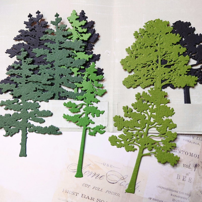 Die Cut Tree - Etsy