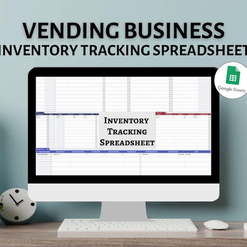 Inventory Template - Etsy