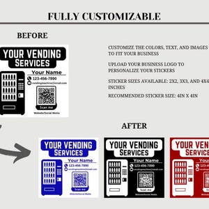Vending Machine Service Sticker & Google Form Bundle (digital Download ...